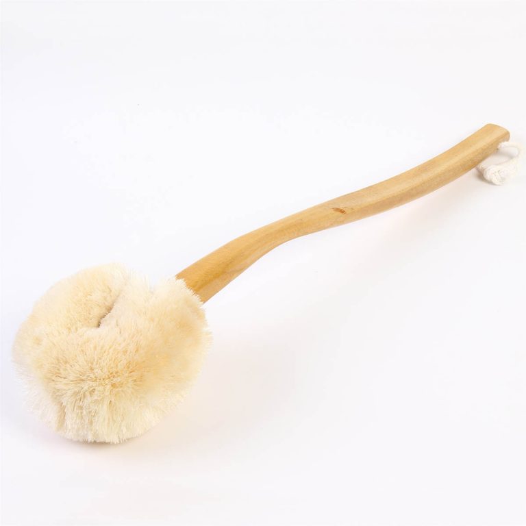 Eco Max Back Brush with Handle – Medium Bristle – Naturally Eco